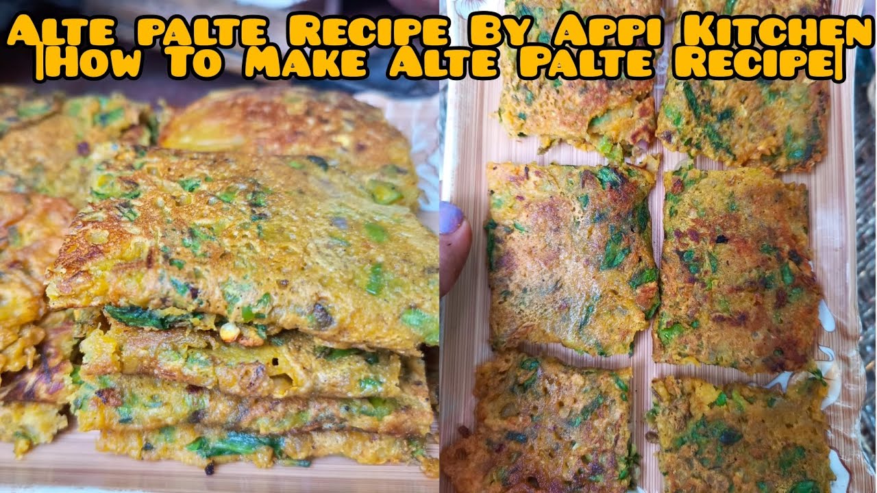 Alte Palte Recipe By Appi Kitchen|How To Make Alte Palte| - YouTube