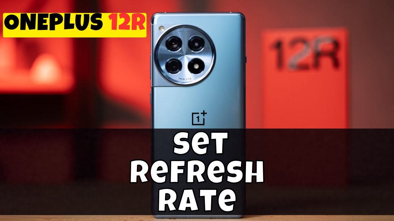 Refresh rate settings Oneplus 12R || How to set refresh rate || How to ...