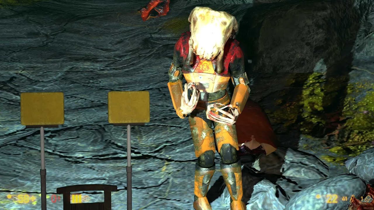 Necro-Patched Zombie Hazardous Environment Suit in Black Mesa Xen ...