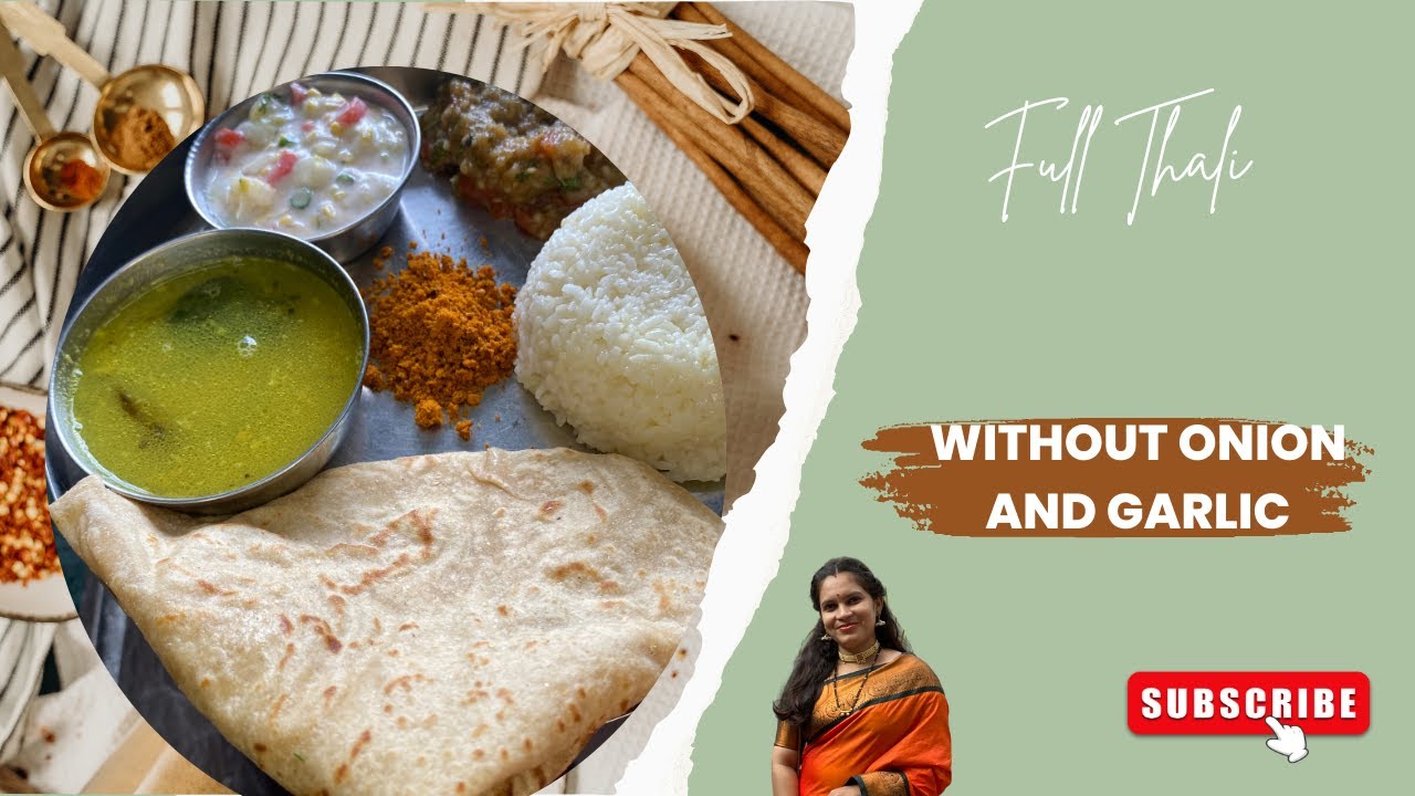 Full Thali { without onion and garlic} #recipe #food #fullthaalirecipes ...