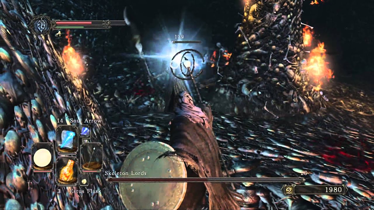 Dark Souls II - OP Game Breaking Sorcerer Guide - Part 7 - Skeleton ...
