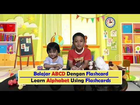 Belajar ABCD Menggunakan Flashcard / Learn Alphabet Using Flashcards ...