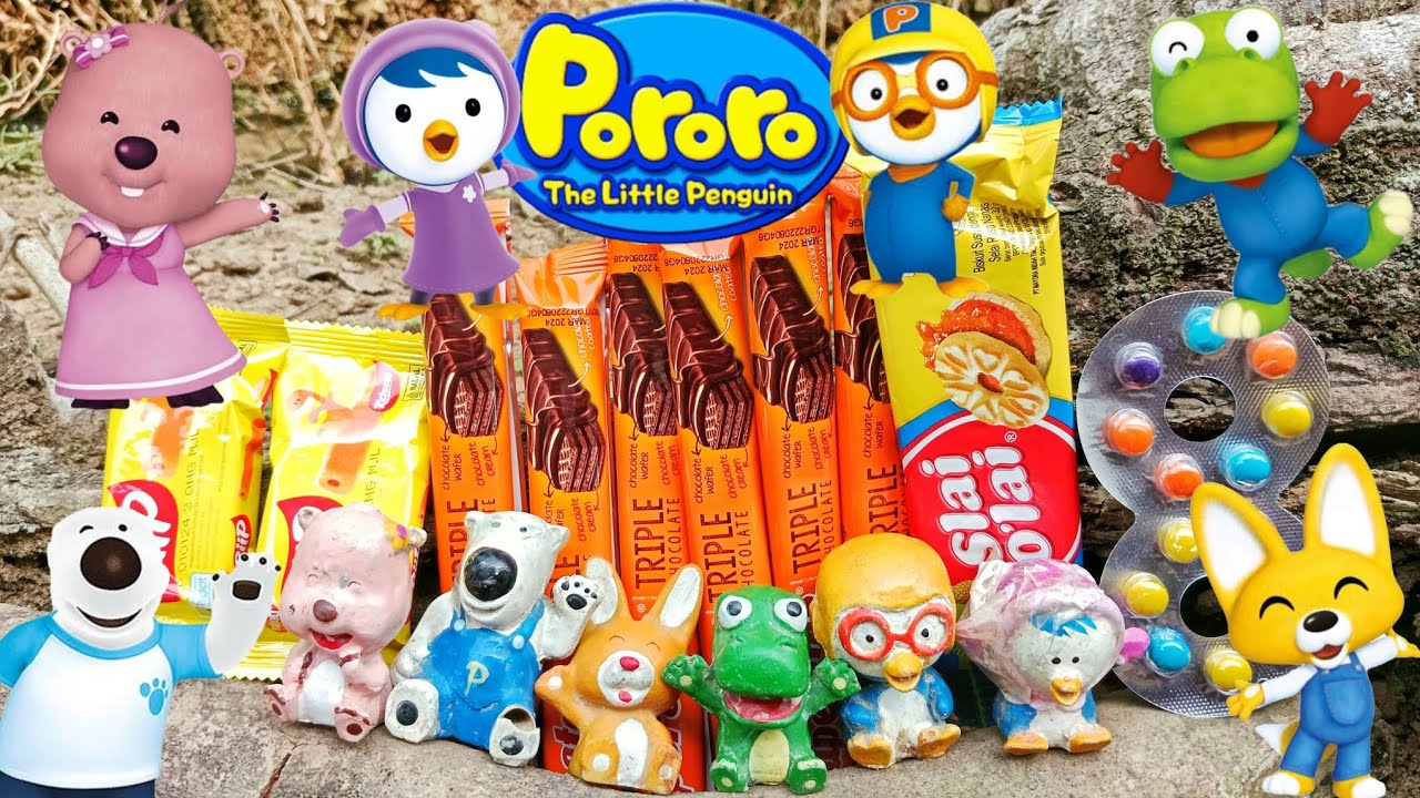 Pororo Loopy Crong Edy Petty Poby | Loopy Berjualan Snack Coklat ...