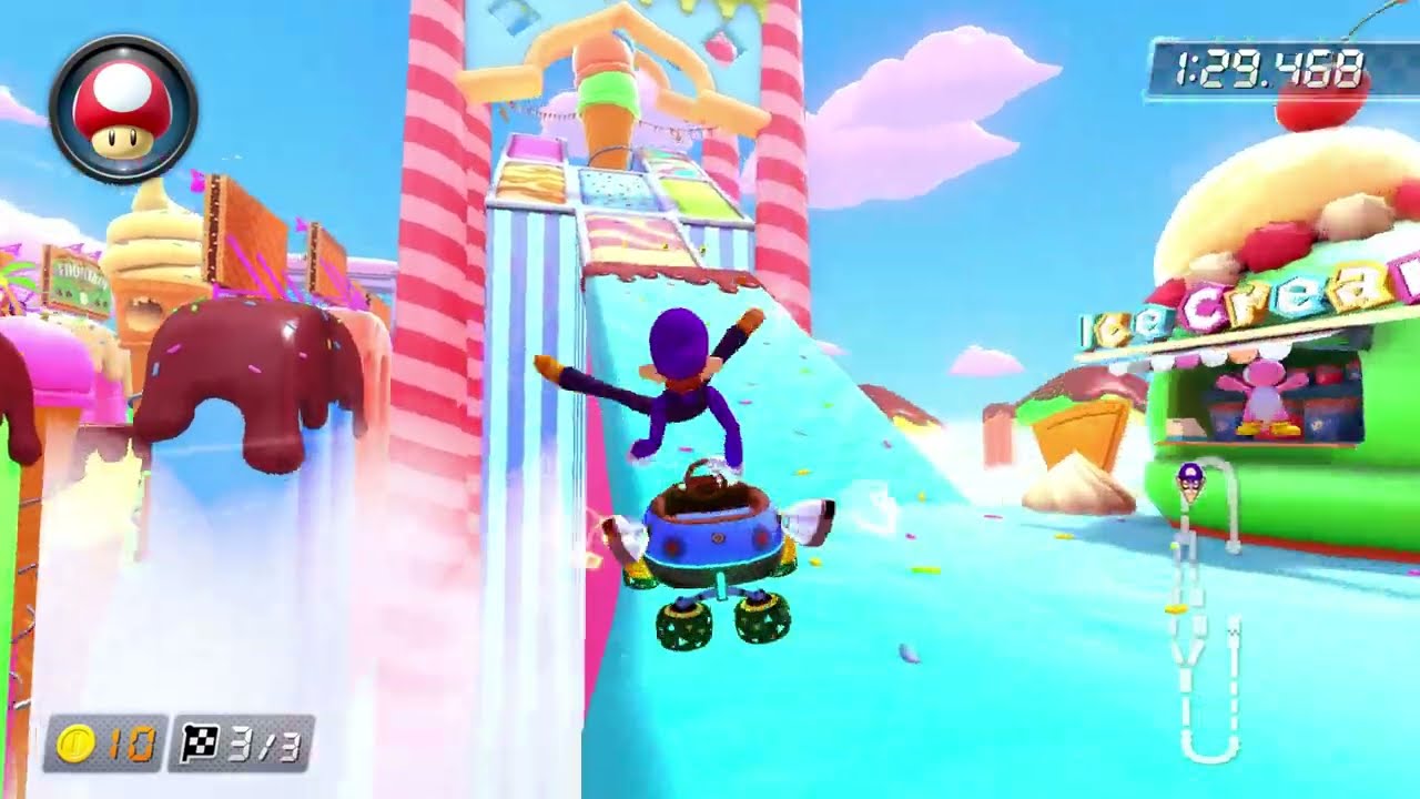 Sky-High Sundae [150cc] - 1:55.208 - らす (Mario Kart 8 Deluxe World ...