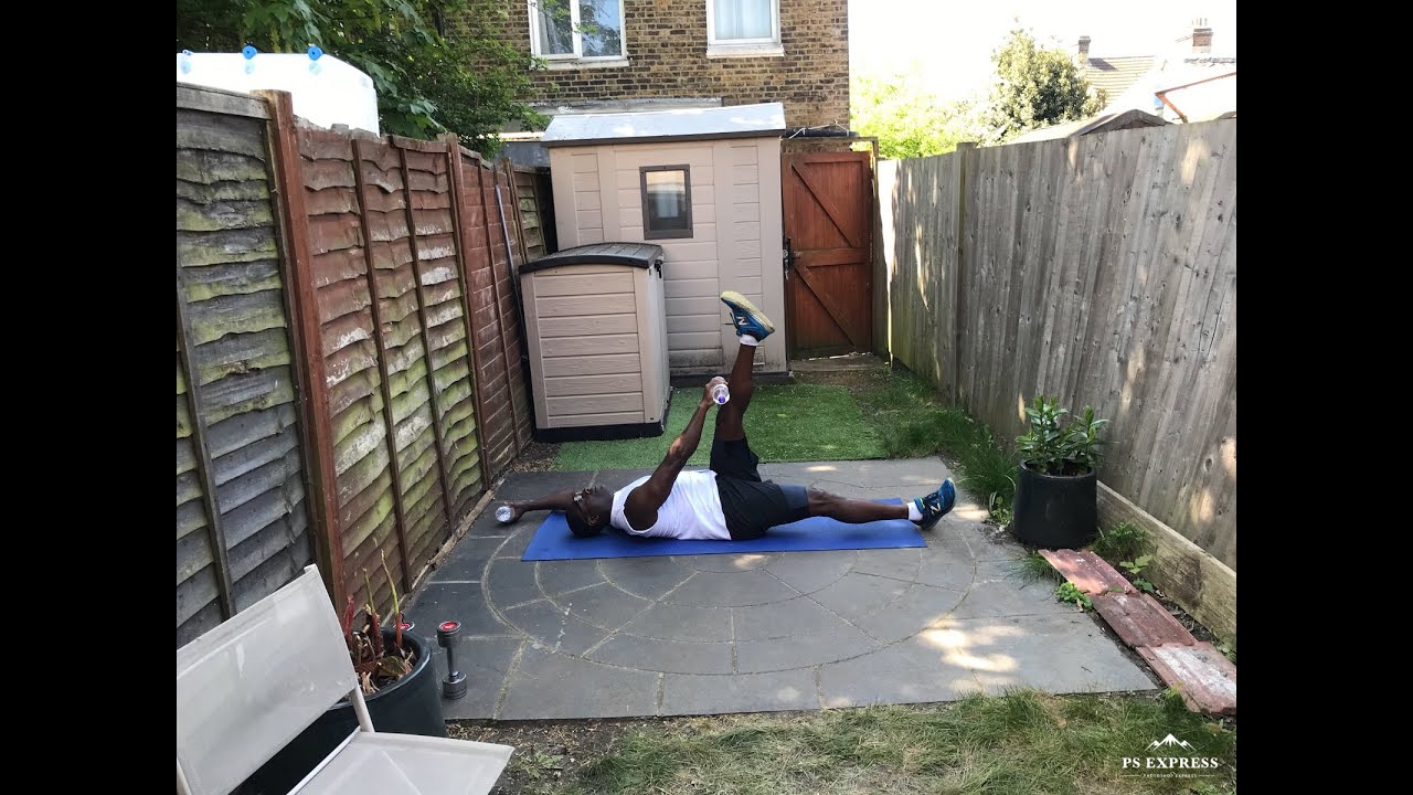 Supine Alternating Arm to Leg Raise - YouTube
