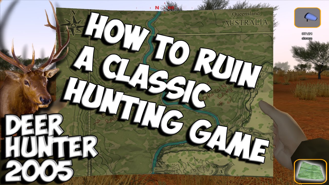 The Worst Hunter - Deer Hunter 2005 Gameplay w/leeroy - YouTube