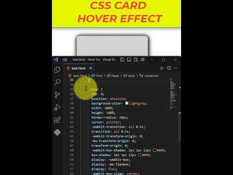 3D Flip Card Effect on hover using only html & css #shorts - YouTube