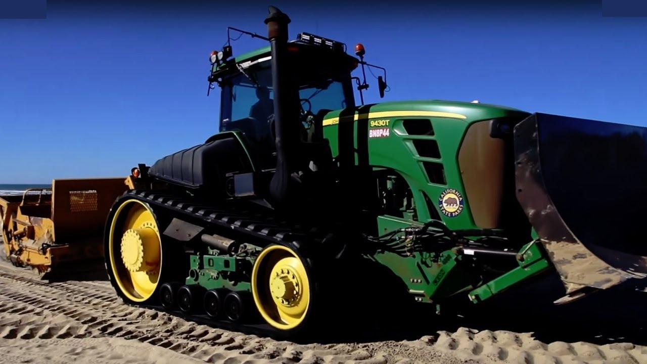 Scraper on the Beach - YouTube