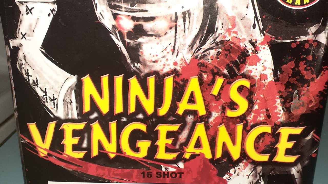 Ninjas Vengeance 500g Firework Demo - Cannon Brand Fireworks - YouTube