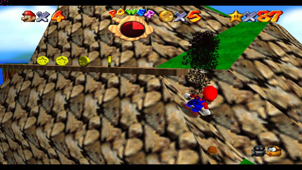 Super Mario 64 Course 13 Star 4 - FIVE ITTY BITTY SECRETS - YouTube