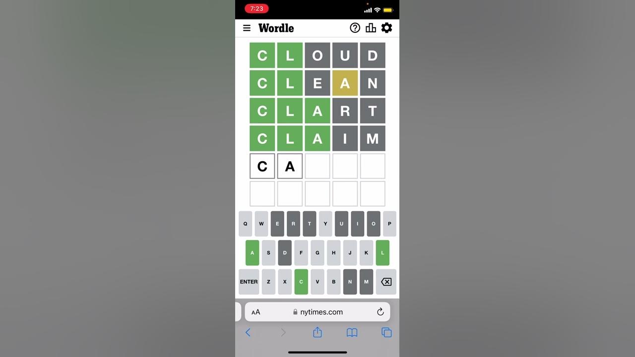 Wordle Playthrough September 8, 2022 #wordle (Hard Mode) - YouTube