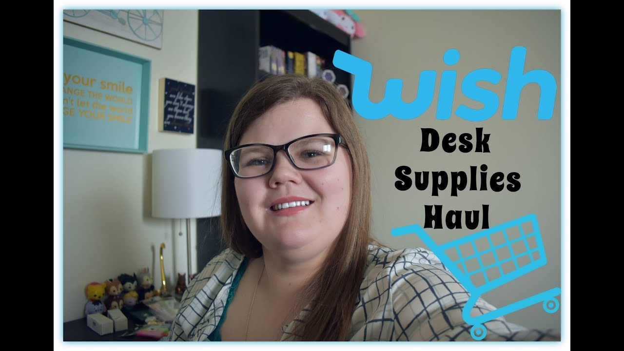 WISH Haul: Cute Desk Supplies :3 - YouTube
