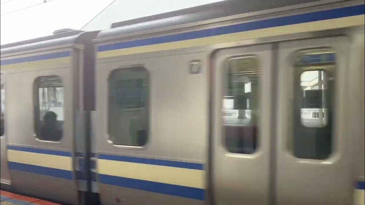 E217系Y42編成 成田駅 - YouTube