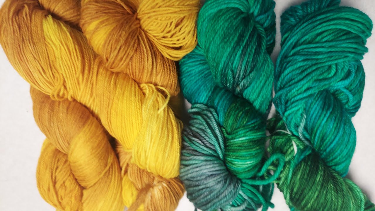 HAND DYING PREMIER FINGERLING MERINO WOOL - YouTube