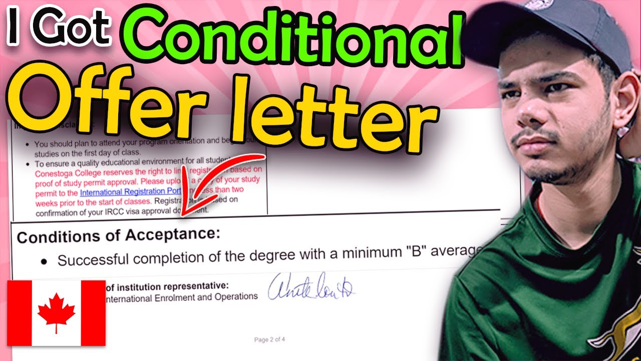 How to get Conditional Offer Letters from Canada College Jan intake ...
