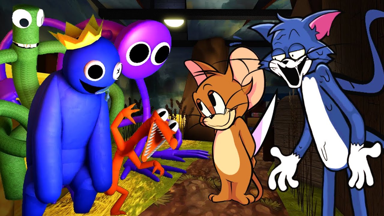 Rainbow Friends VS TOM & JERRY 🎶 FNF Friends To Your End but TOM and ...