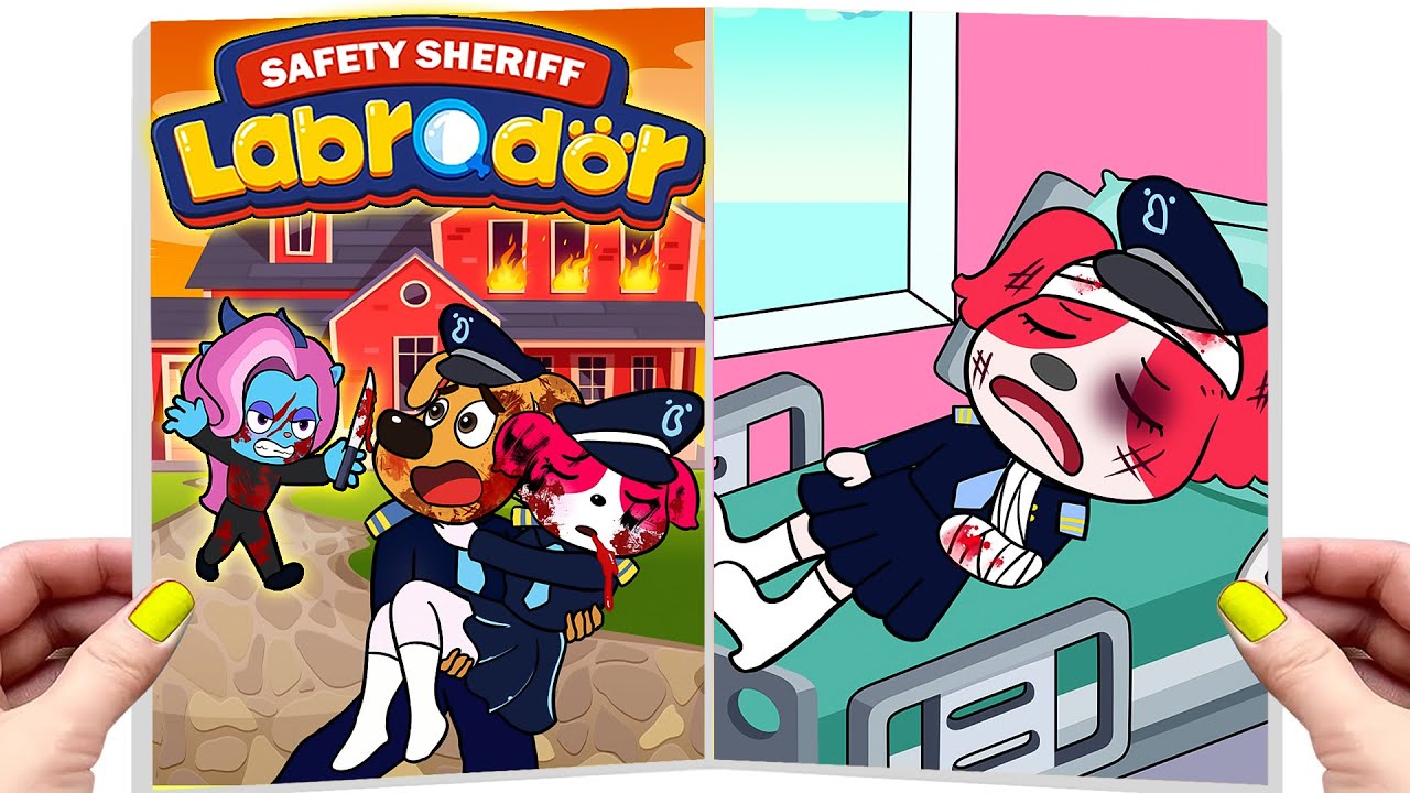 [ Paper DIY ] ️Making Quiet Book Sheriff Labrador | Sheriff Labrador ...