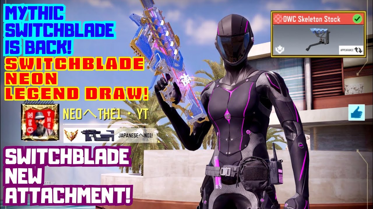 CODM | MYTHIC SWITCHBLADE DRAW | DIAMOND SWITCHBLADE | SWITCHBLADE BEST ...