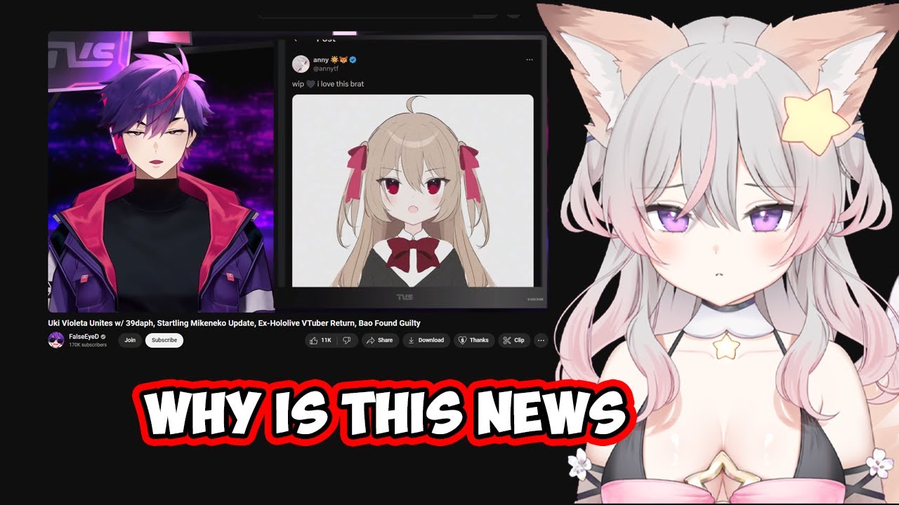 Anny's Thoughts On Being On "Vtuber News" - YouTube