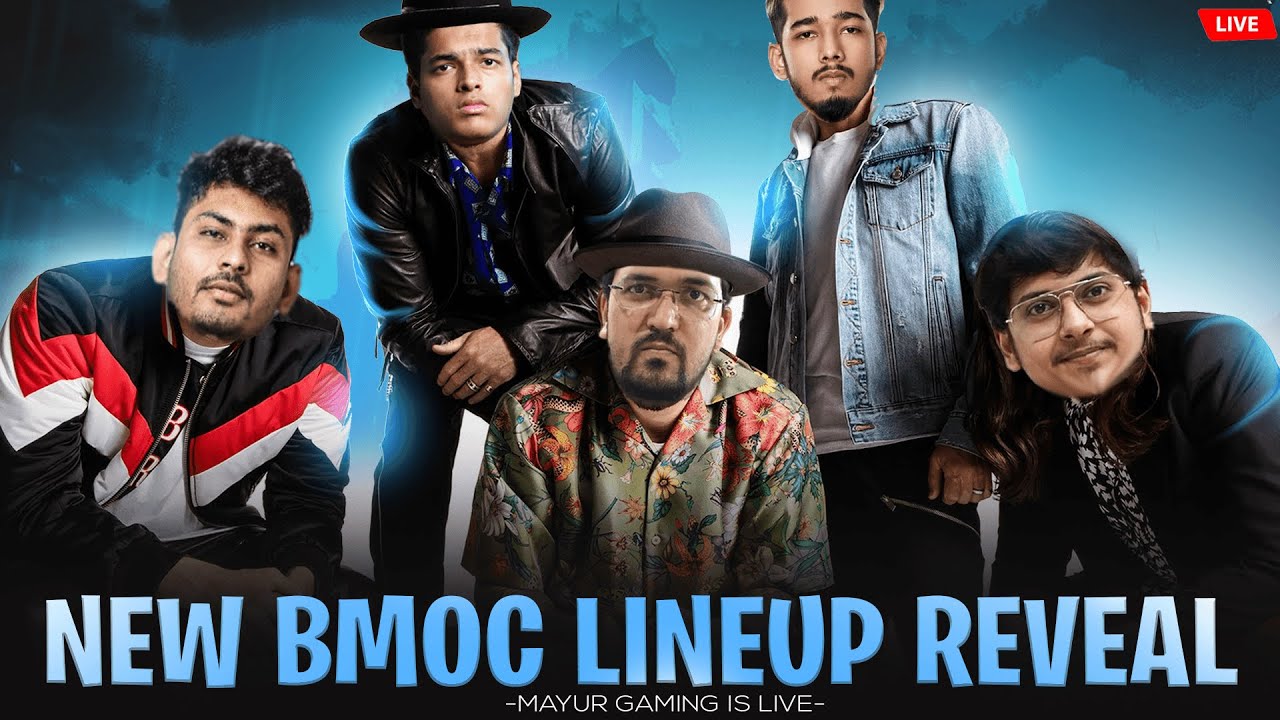MY NEW BMOC LINEUP REVEAL😂 | AB BMOC TROPHY HAMARI HE | BGMI LIVE🔴 ...