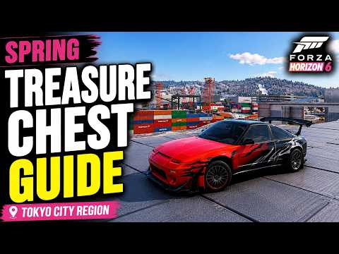 FH6 Spring Treasure Chest Location! Tokyo City Region Guide (100K Credits)