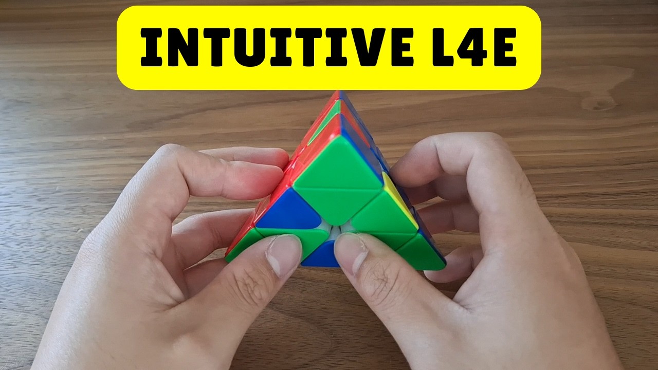 How to Solve L4E on Pyraminx with NO ALGORITHMS! - YouTube