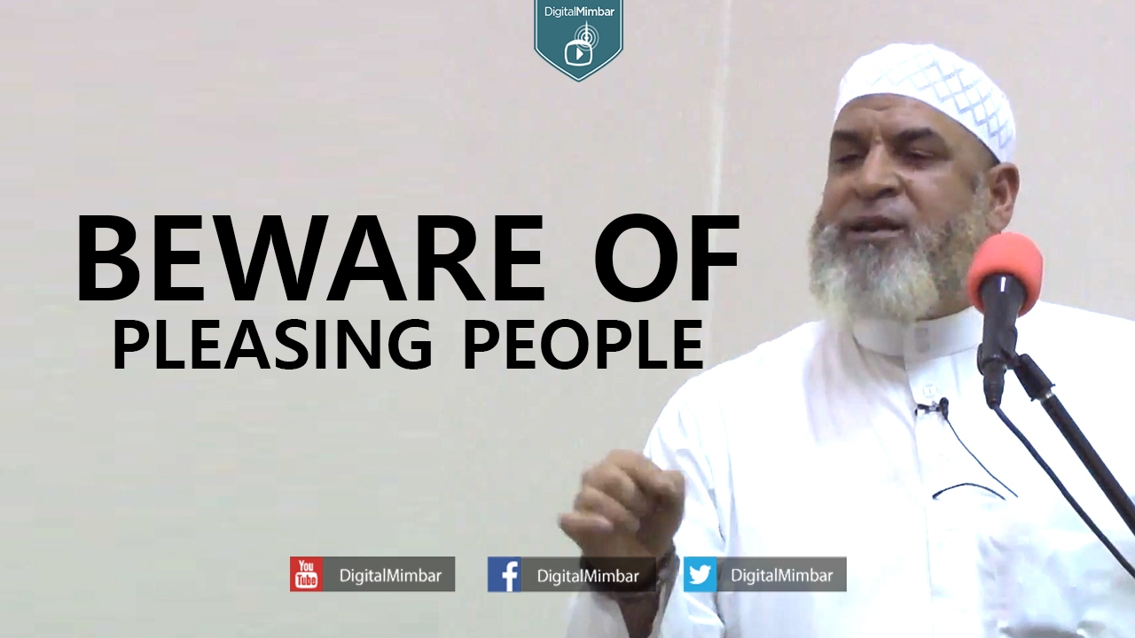 Beware of Pleasing People - Karim Abu Zaid - YouTube