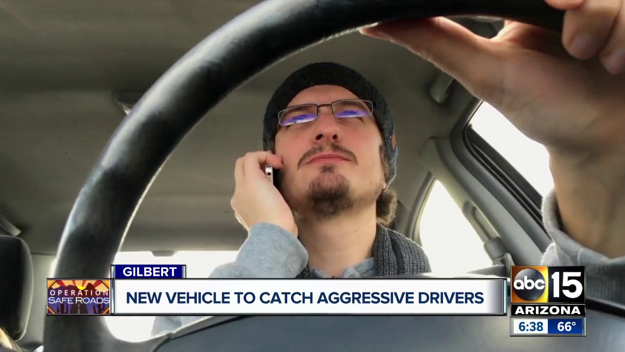 Gilbert PD using new unmarked vehicle to catch aggressive driving - YouTube