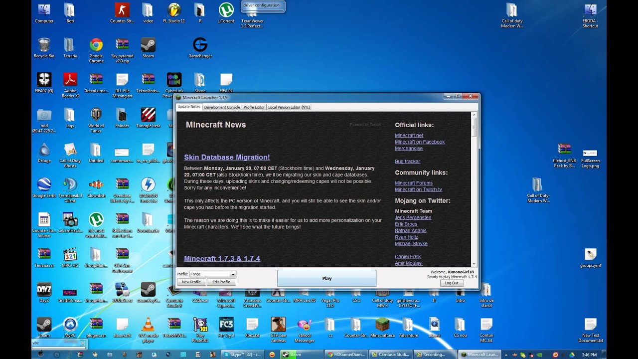 Giveway 3 Conturi Minecraft Premium [DESCHIS] - YouTube