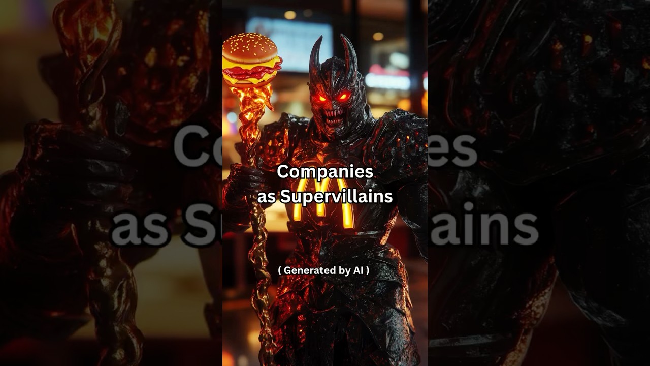 Ai Draws Companies as Supervillains! 🦹‍♂️ #supervillain #villain #aiart ...