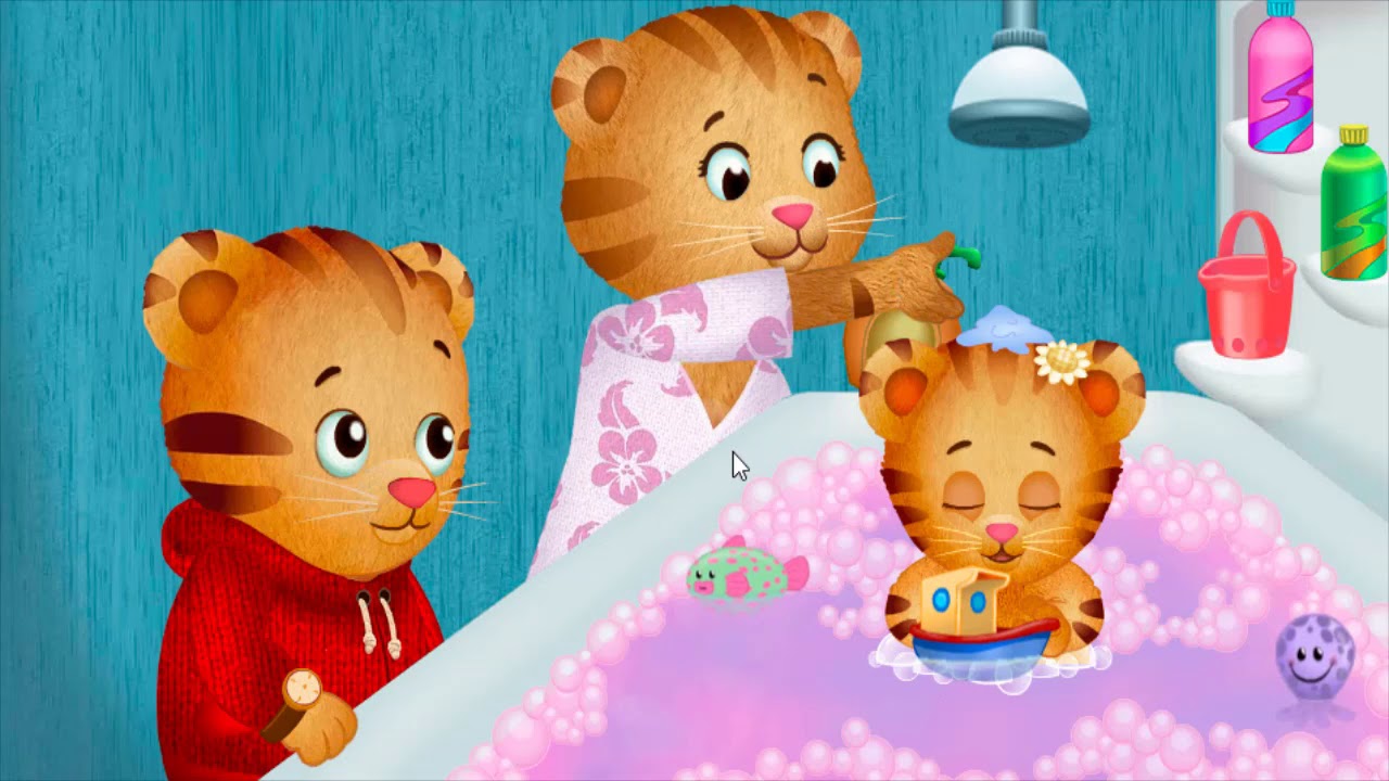 Daniel Tiger Best Game For Kids - Bathtime - YouTube