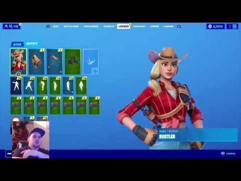 THE NEW RUSTLER SKIN GAMEPLAY ON FORTNITE|ADD ME AND JOIN - YouTube