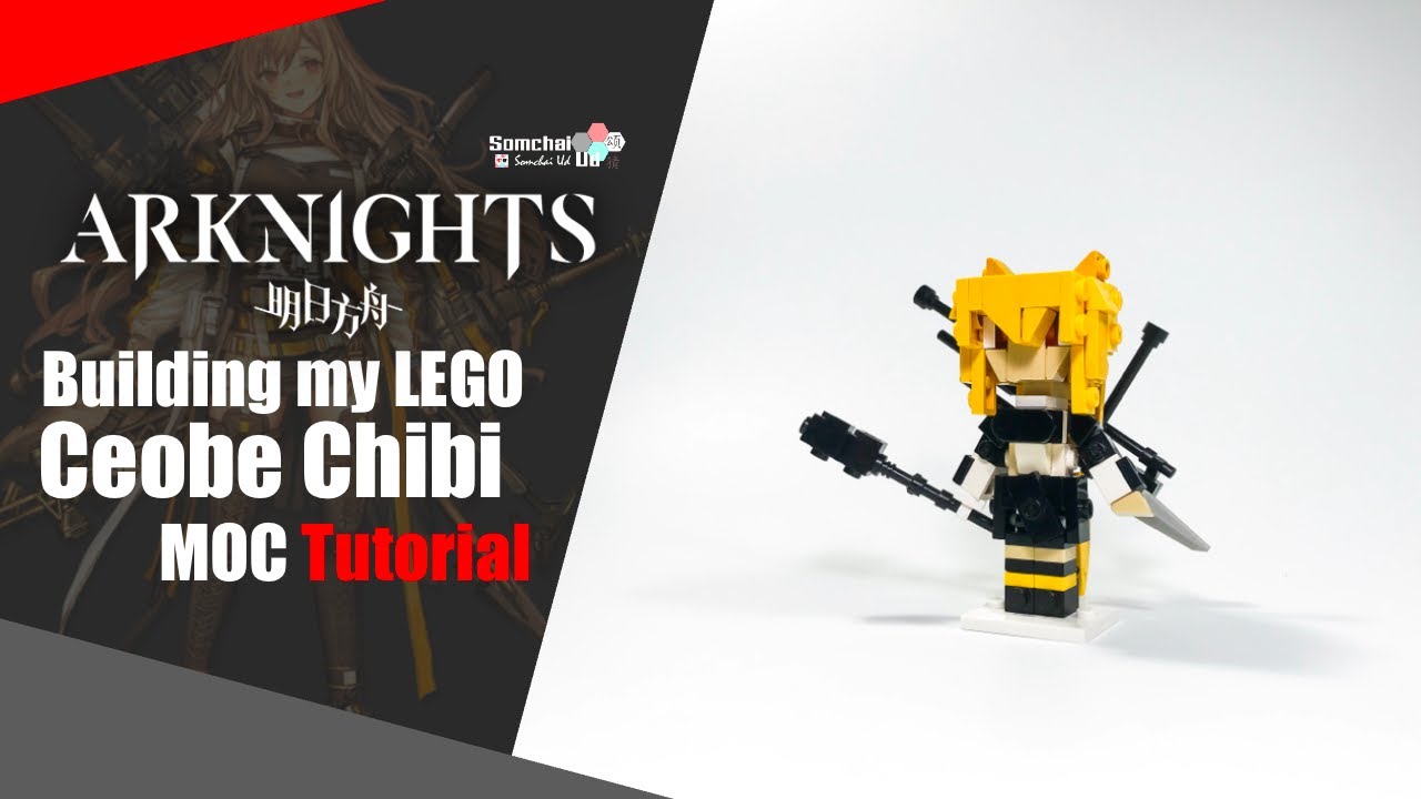 LEGO Arknights Ceobe Chibi MOC Tutorial | Somchai Ud - YouTube