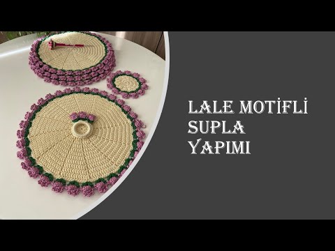 Lale Motifli 🌷 Supla Yapımı çok şık ve kolay model ❗️
