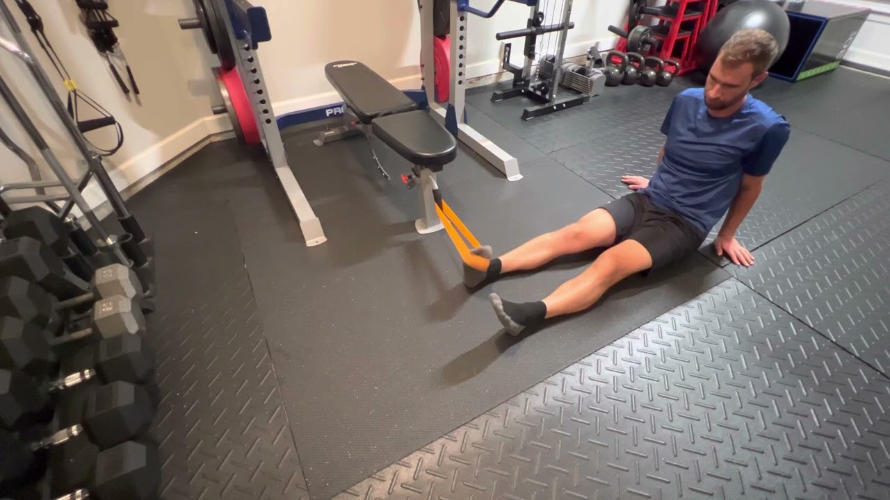 Ankle Inversion with Band - YouTube
