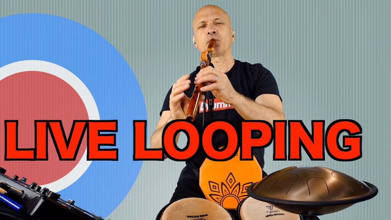 Live Looping: Percussion, Flute, Voice - RC505 - YouTube