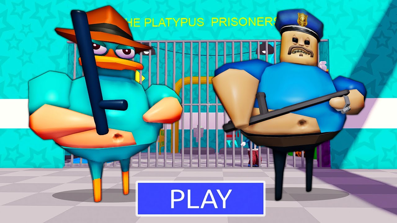 PERRY THE PLATYPUS BARRY'S PRISON RUN !(OBBY) Full Gameplay #roblox ...
