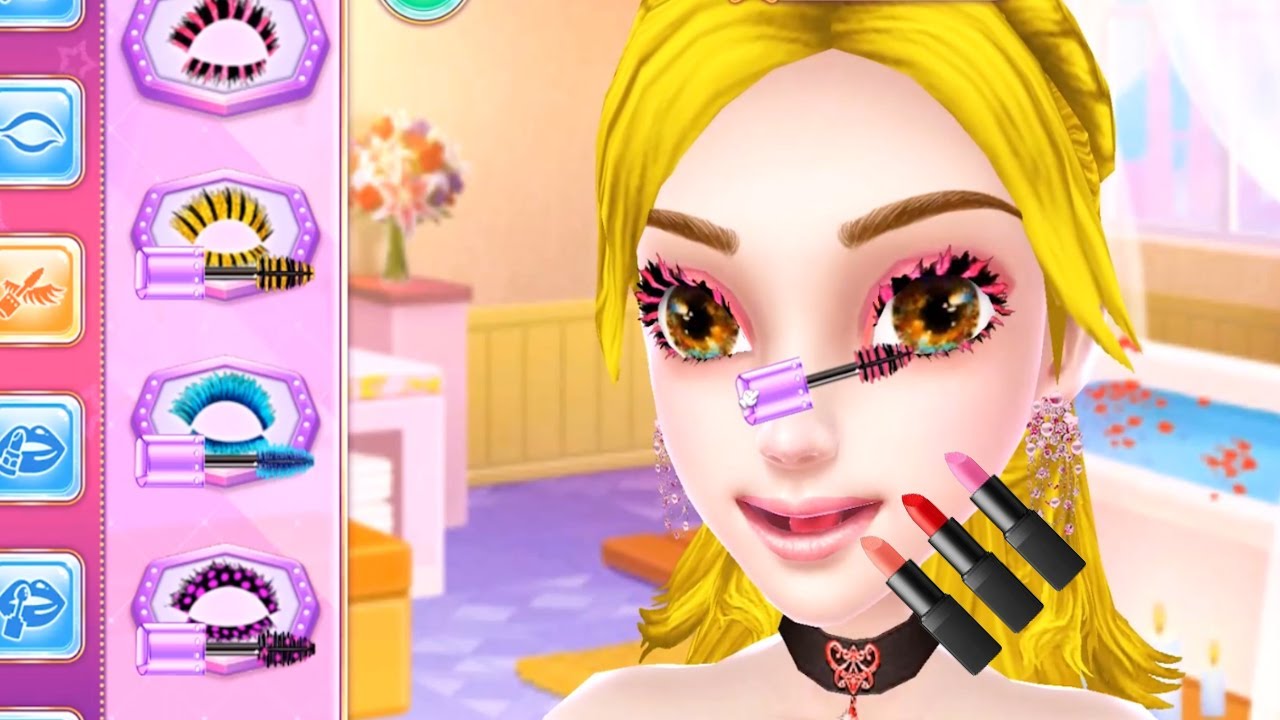 Funny princess game for girls prom queen make up game dress up princess ...