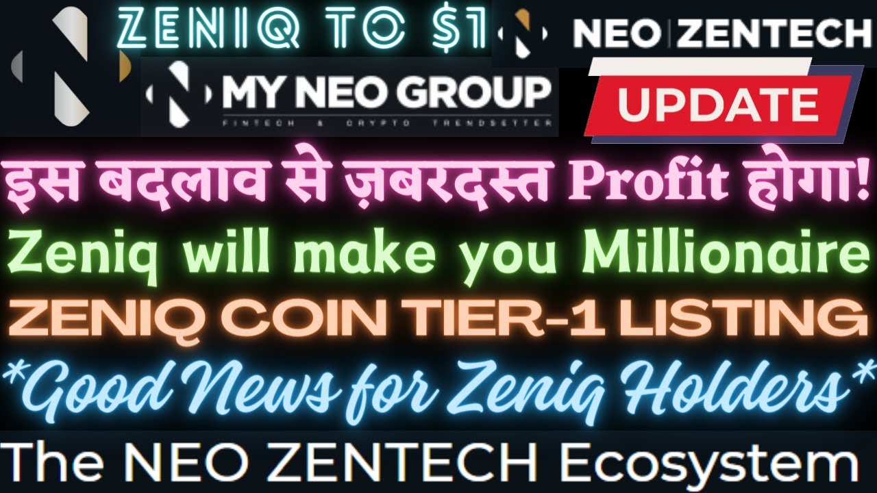 ZENIQ COIN New Updates 2024｜ZENIQ & NEO-ZENTECH｜$Zeniq to $1｜#ZENIQ ...