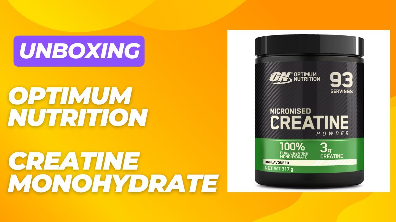Unboxing Optimum Nutrition Creatine Monohydrate 300g 2024 | کراتین ...