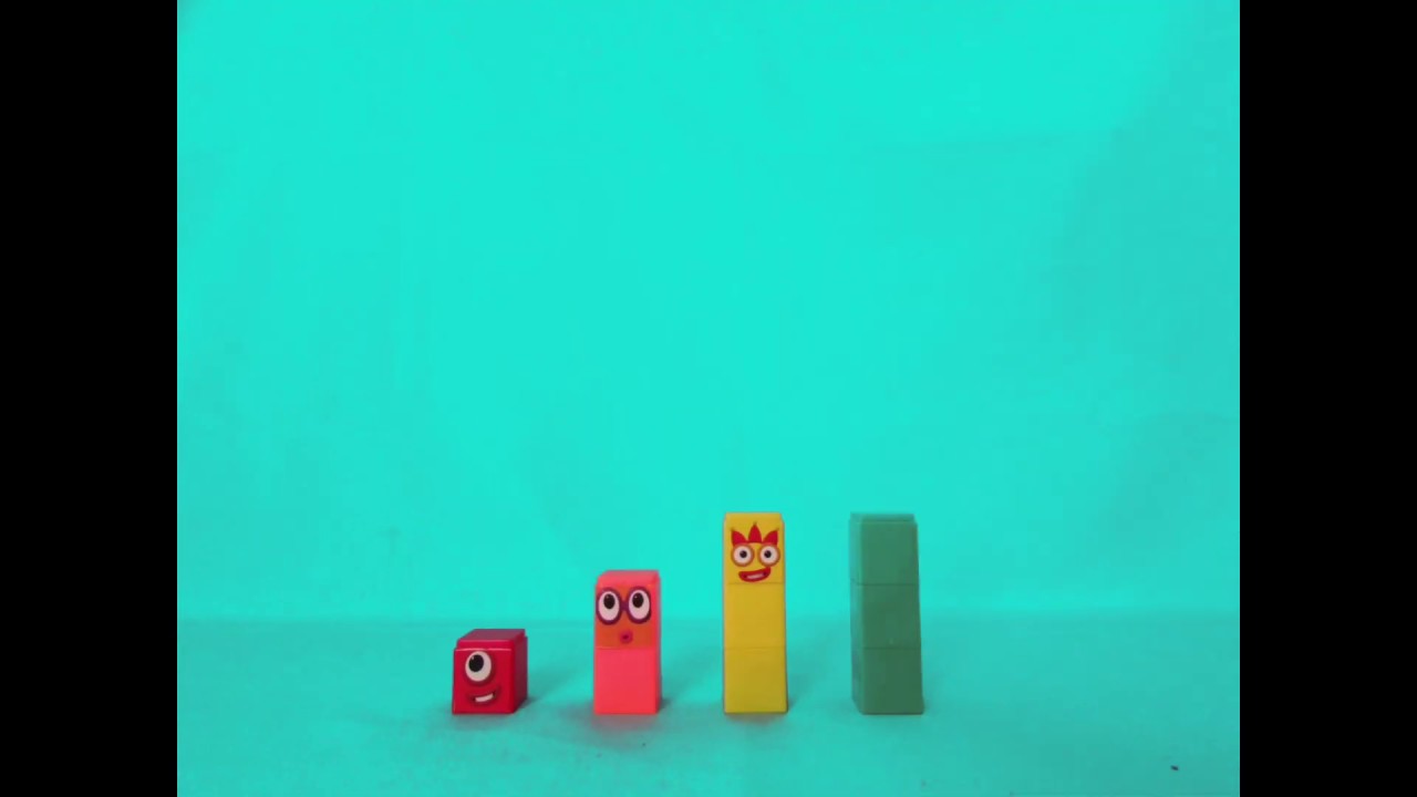 Numberblocks and Power Rangers! - YouTube