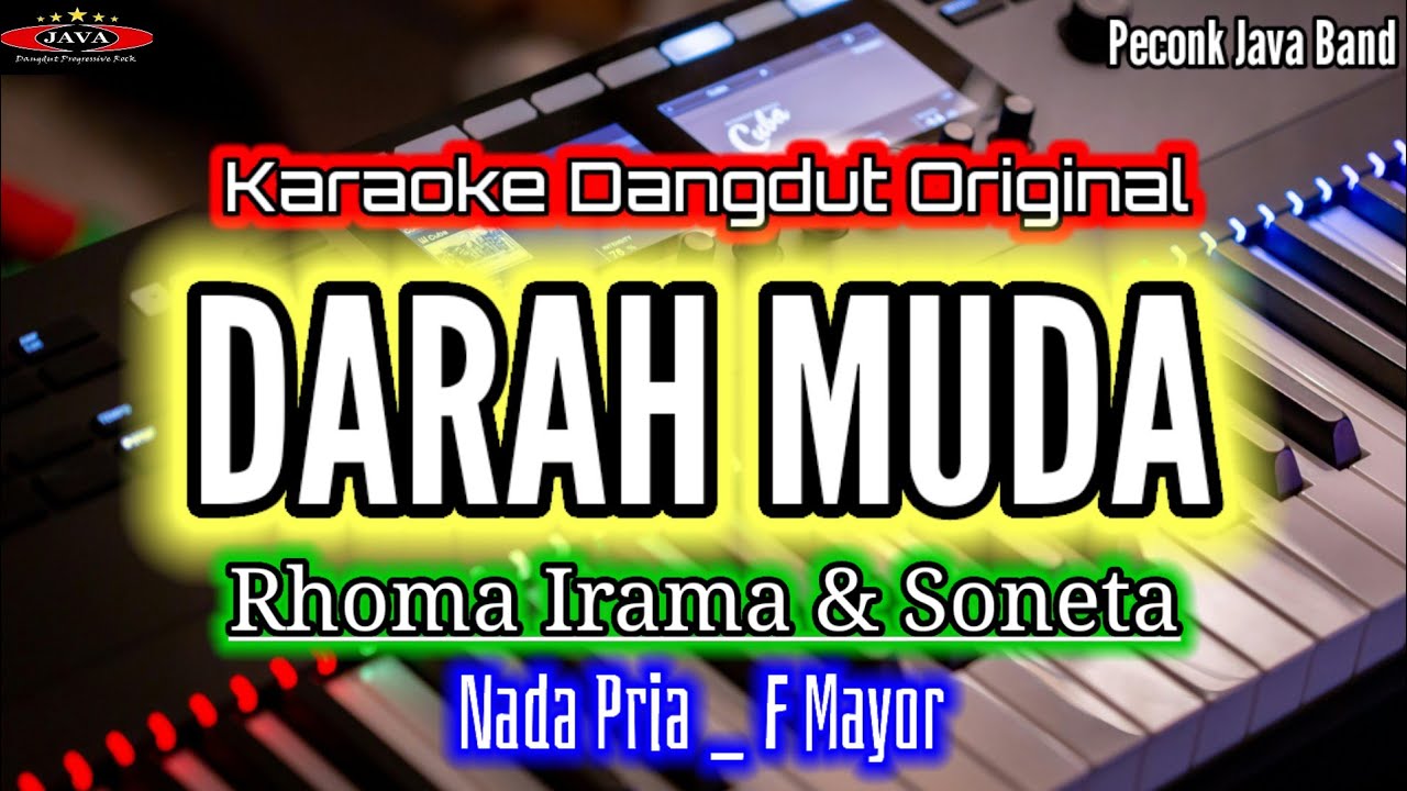 KARAOKE_DARAH MUDA_NADA PRIA_RHOMA IRAMA_KKaraoke Dangdut Original ...