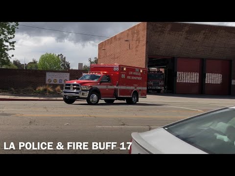 LAFD RESCUE 88 RESPONDING - YouTube