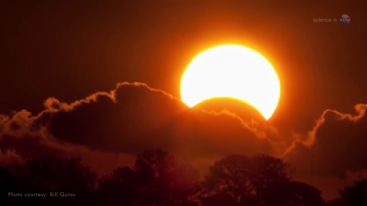 Sunset Solar Eclipse - YouTube