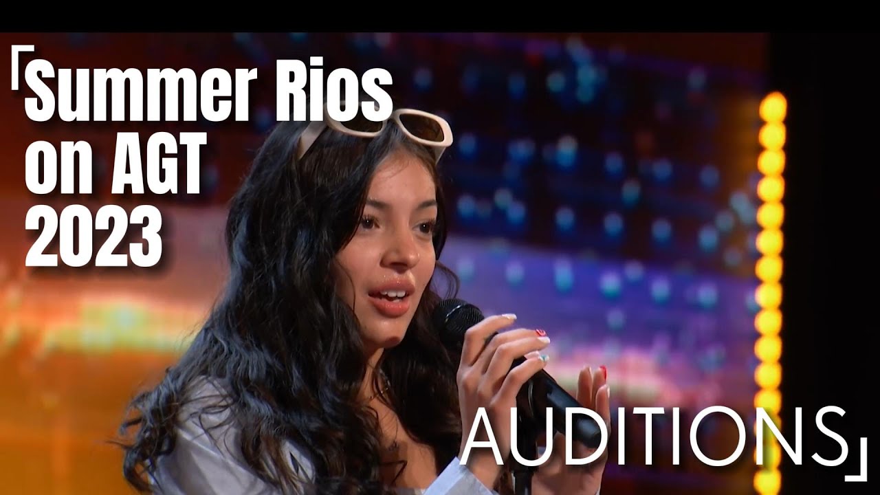 Summer Rios Sings Something in the Orange | AGT 2023 - YouTube