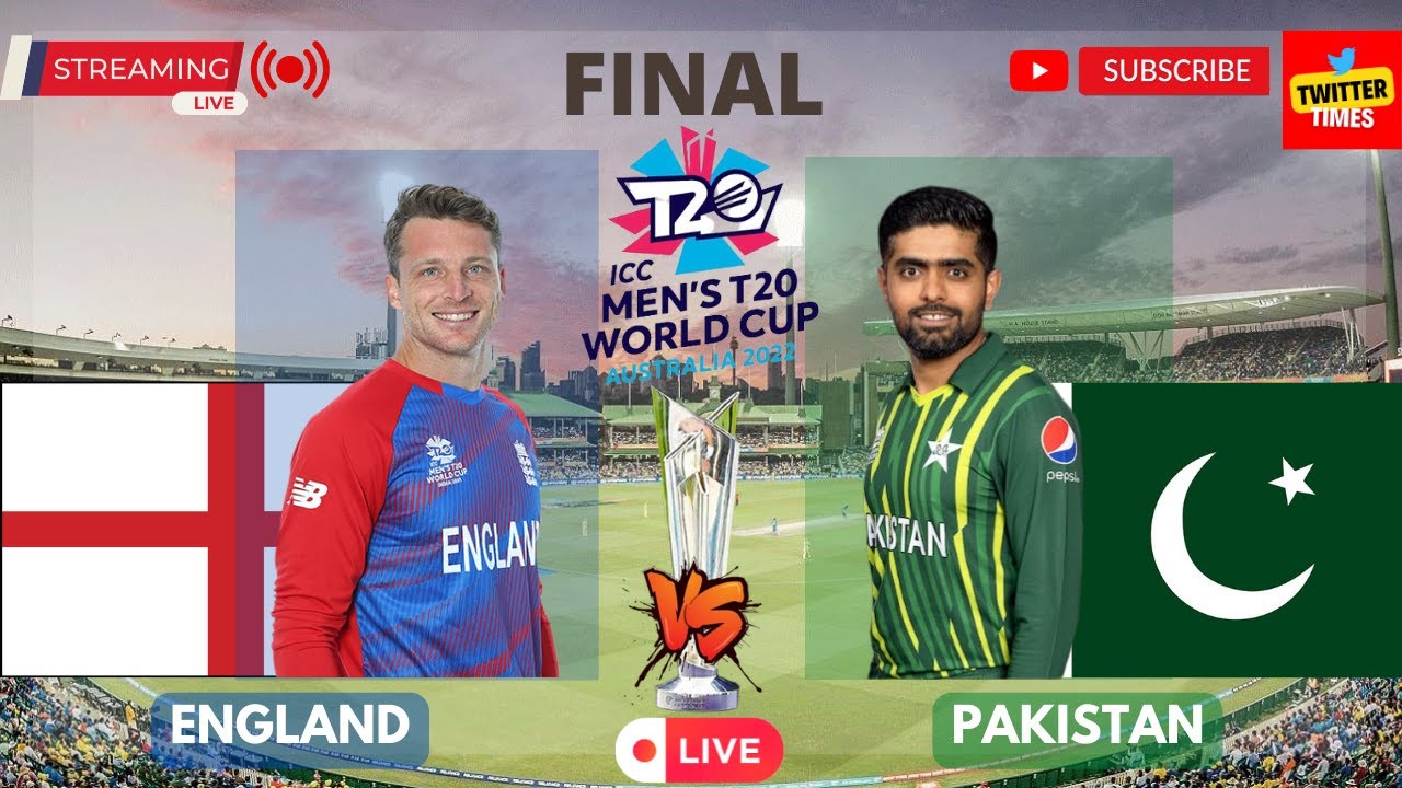 🔴 Live | Pakistan vs England Live T20 Final | ICC T20 World Cup Final ...