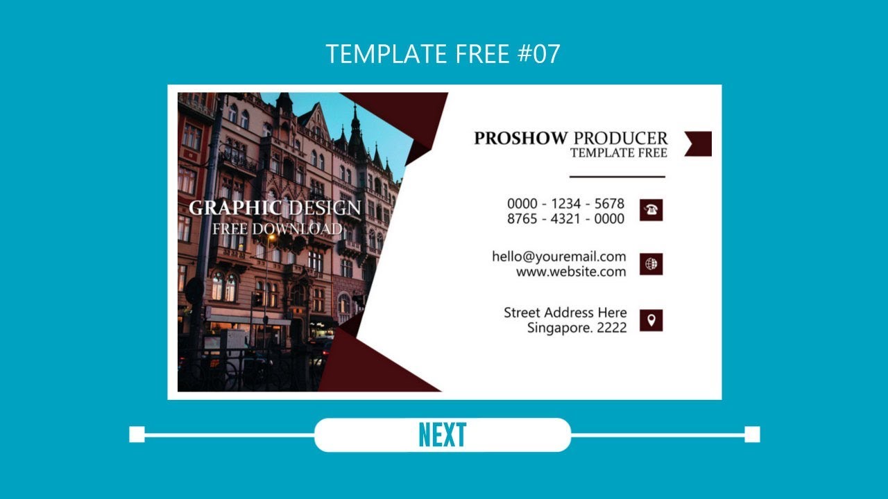 Proshow Producer - Design Creative Template Free #07 - YouTube
