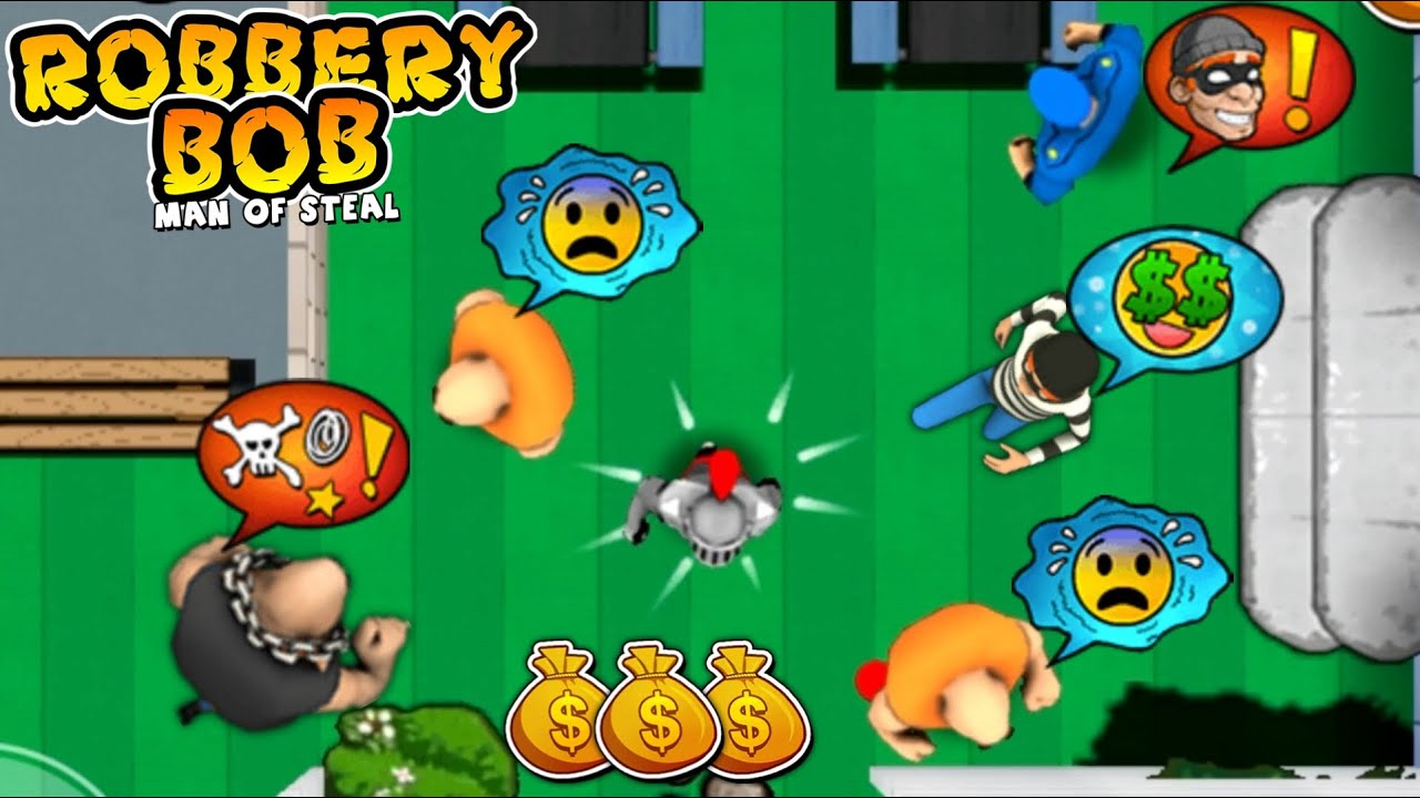 Robbery Bob - Prison vs Robbery Bob 2 Gameplay Walkthrough Ep 112 - YouTube