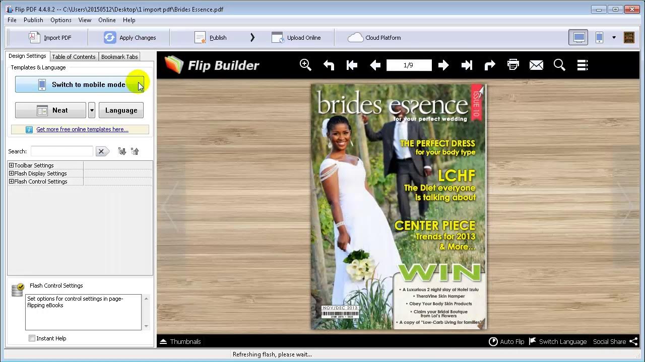 Flip PDF - Convert PDF to Page Flipping eBook - YouTube