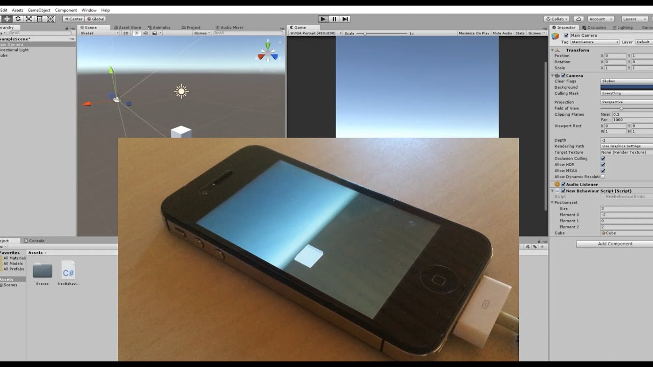Unity C# swipe left-right in touchscreen - YouTube